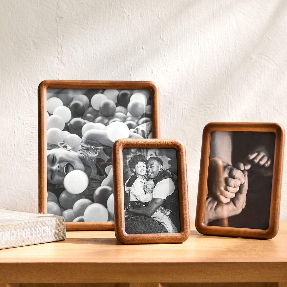 Modern Rounded Wooden Tabletop Frames | West Elm UK