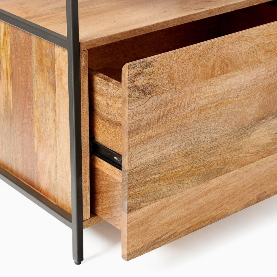 Industrial Modular Storage Console | West Elm UK