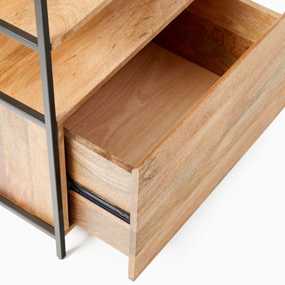 Industrial Modular Storage Console | West Elm UK
