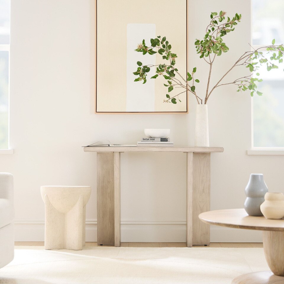 Monti Lava Stone Side Table (38 cm) - West Elm UK