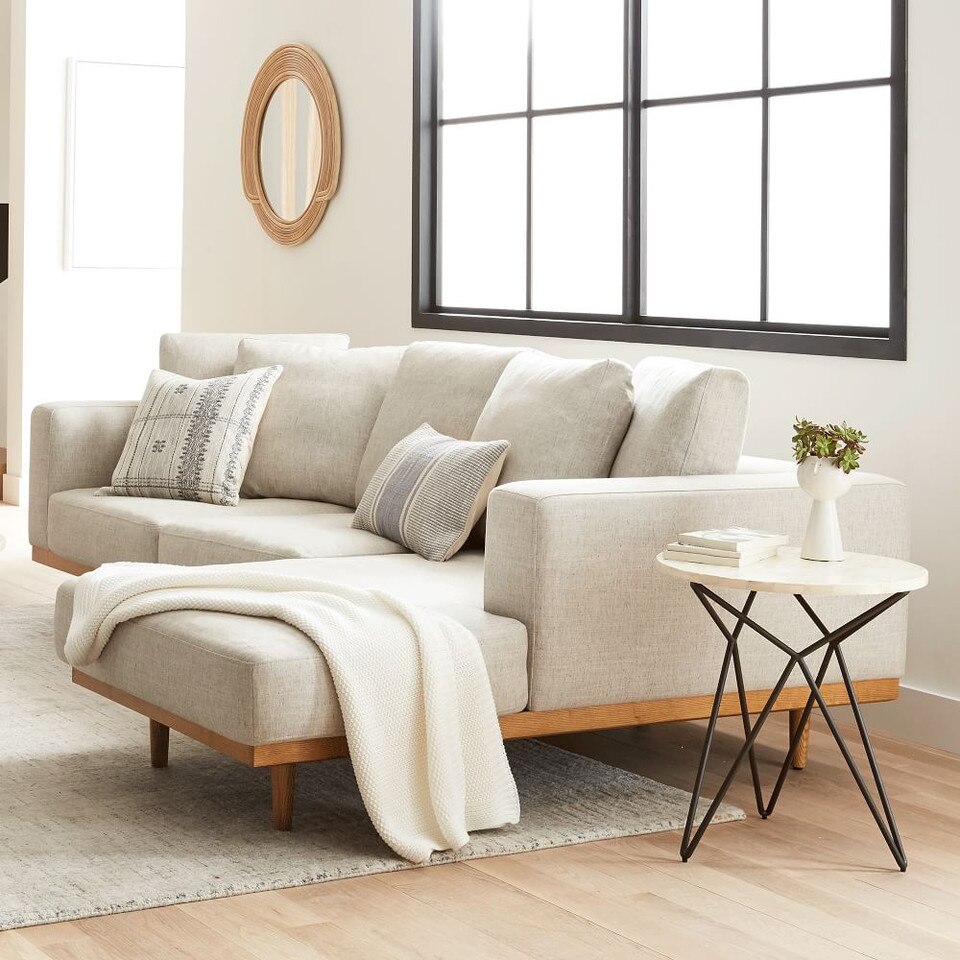 Newport 2-Piece Corner Chaise Sofa | west elm United Kingdom