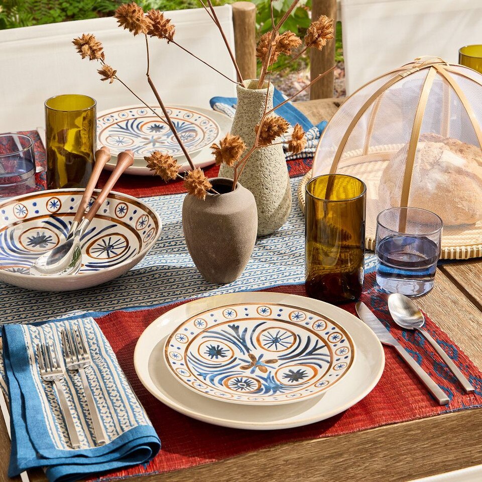 Nilak Stoneware Salad Plates - Bold & Durable Design | West Elm UK