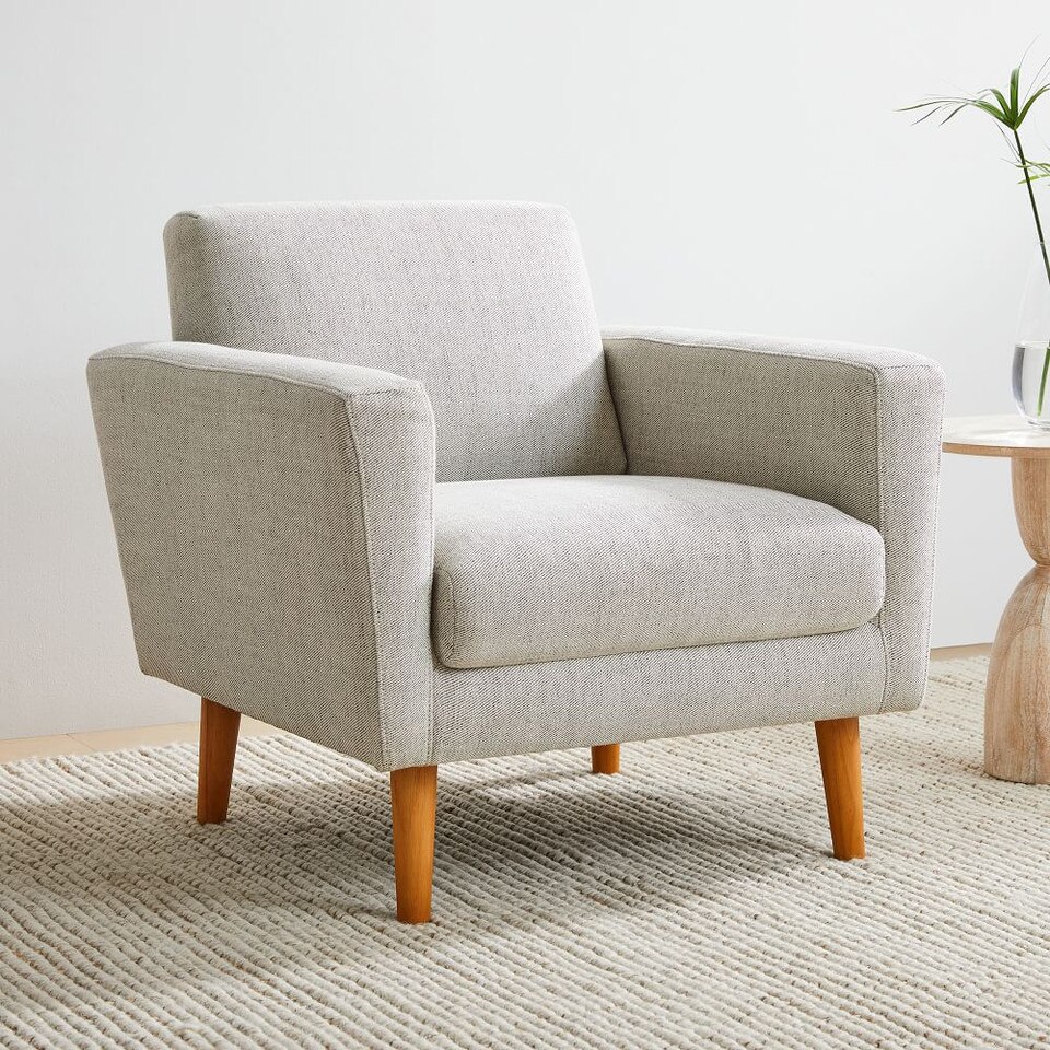 Oliver Armchair - Modern, Space-Saving Comfort | West Elm UK