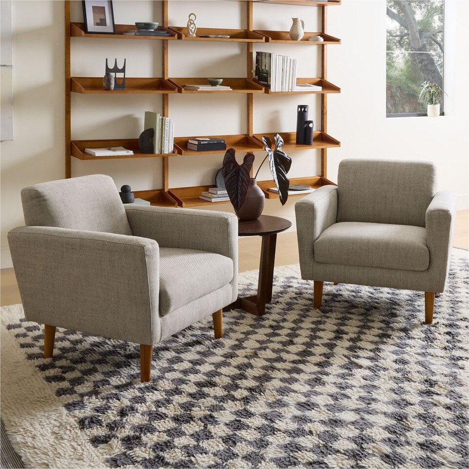 Oliver Armchair - Modern, Space-Saving Comfort | West Elm UK