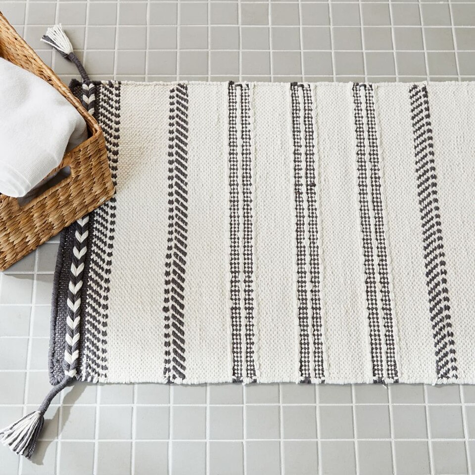 Organic Planes Bath Mat | West Elm UK