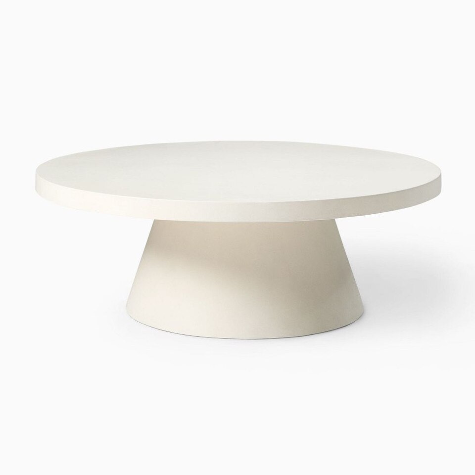 Pedestal Outdoor Coffee Table - West Elm UK