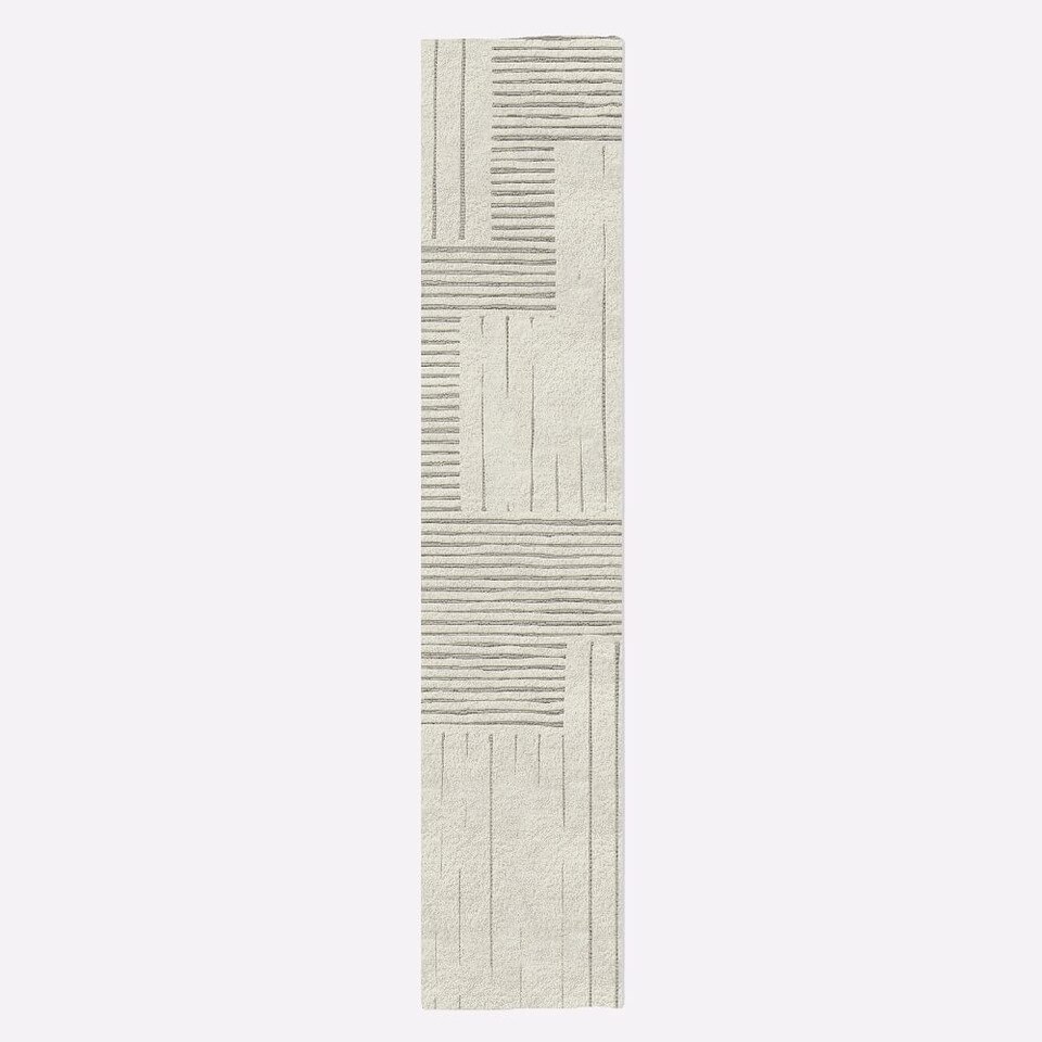 Painted Mixed Stripes Rug | West Elm UK