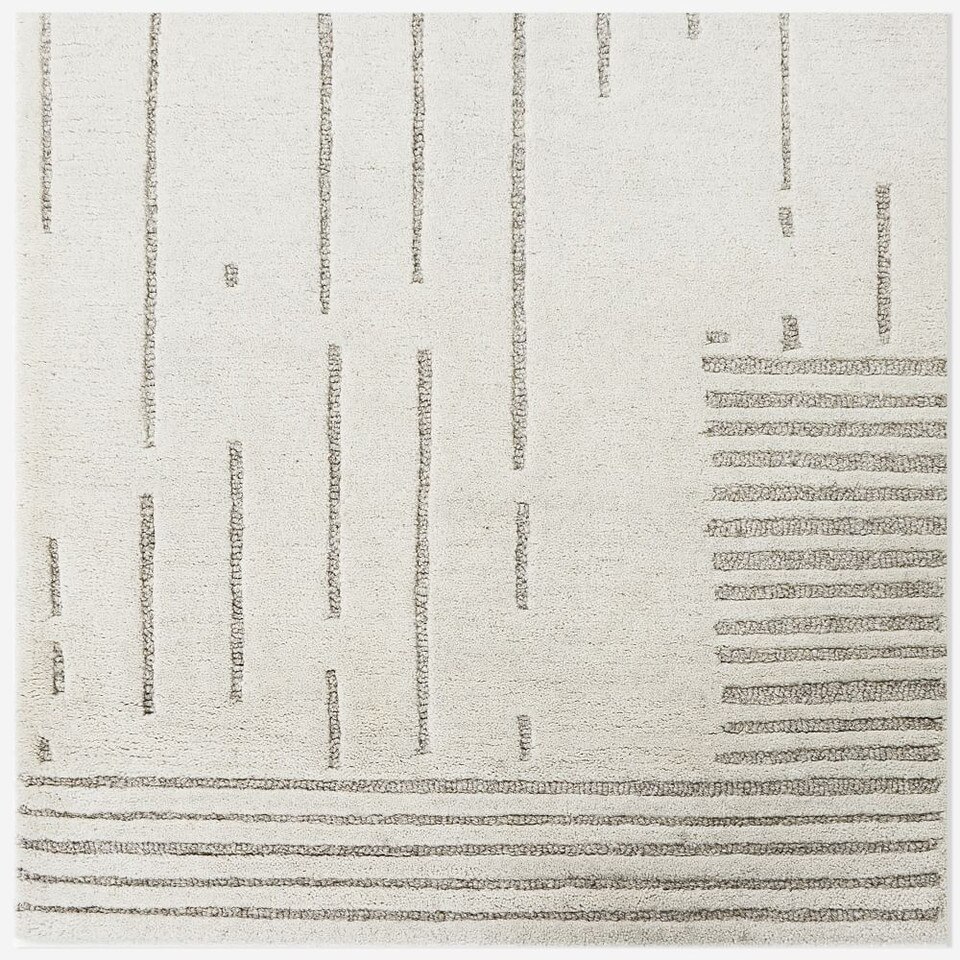 Painted Mixed Stripes Rug | West Elm UK