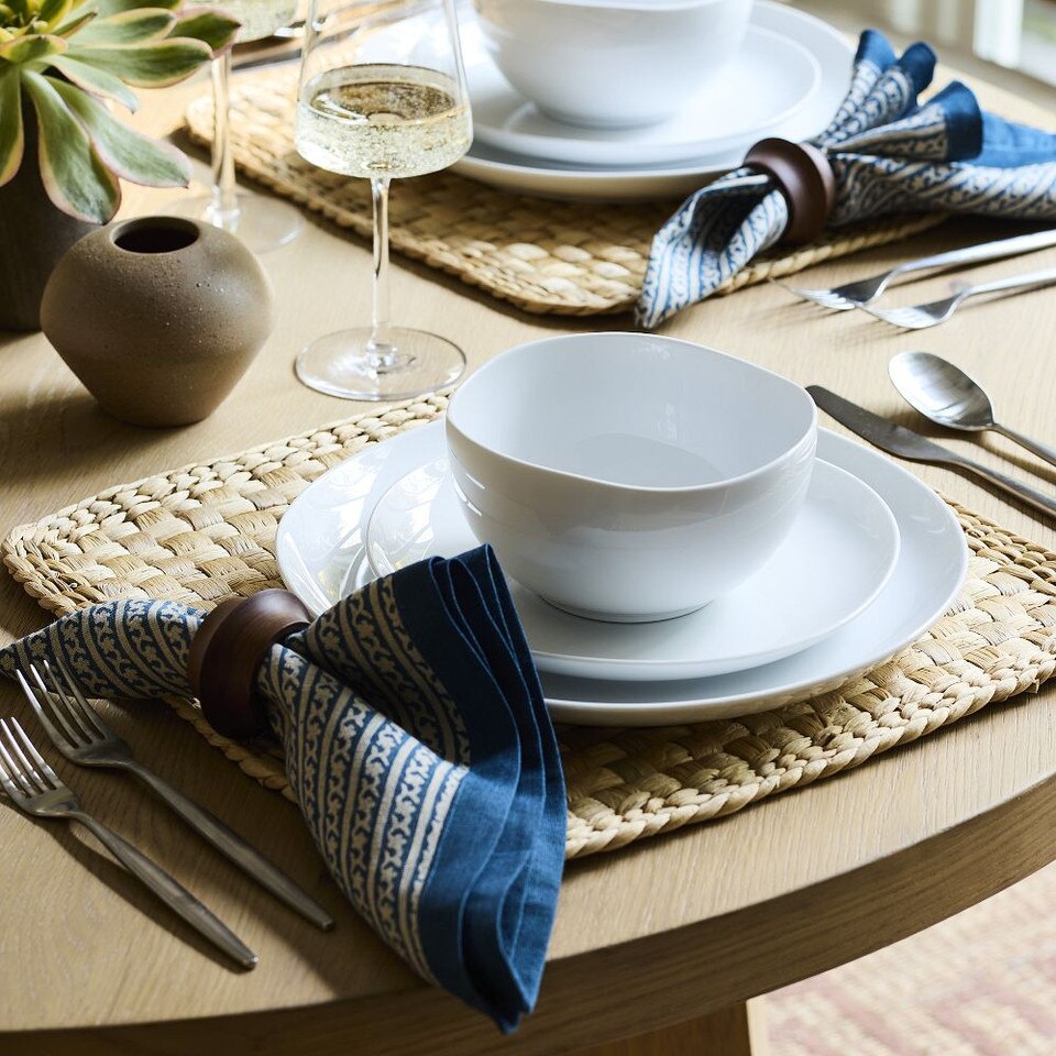 Palma Woven Placemat Set - Modern Table Elegance | West Elm UK