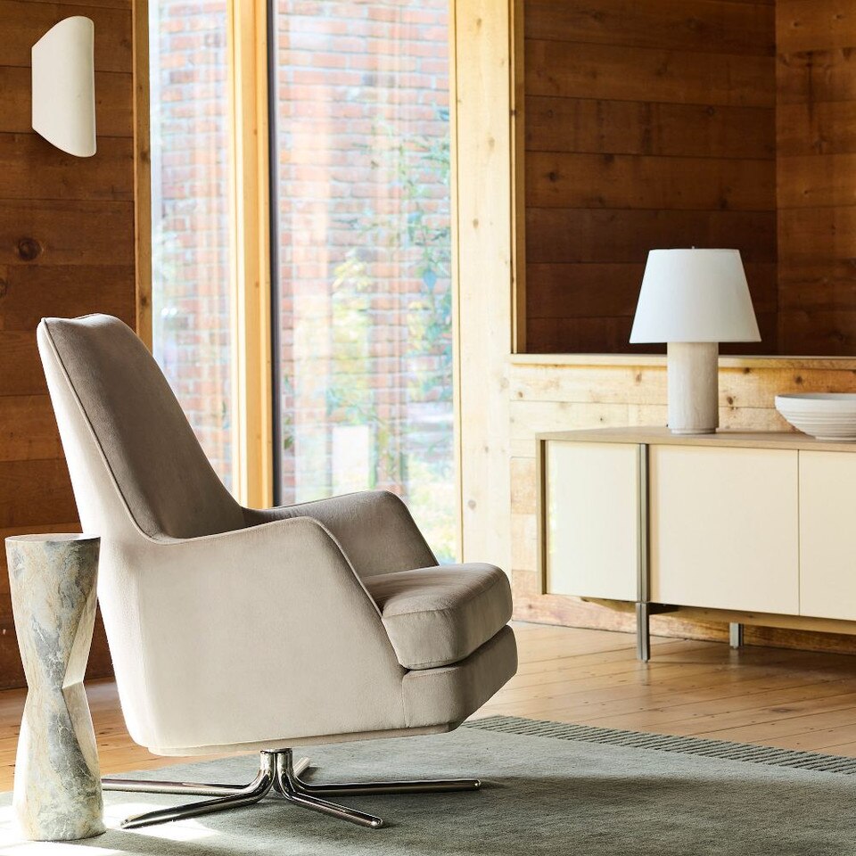 Patchin Swivel Armchair | West Elm UK