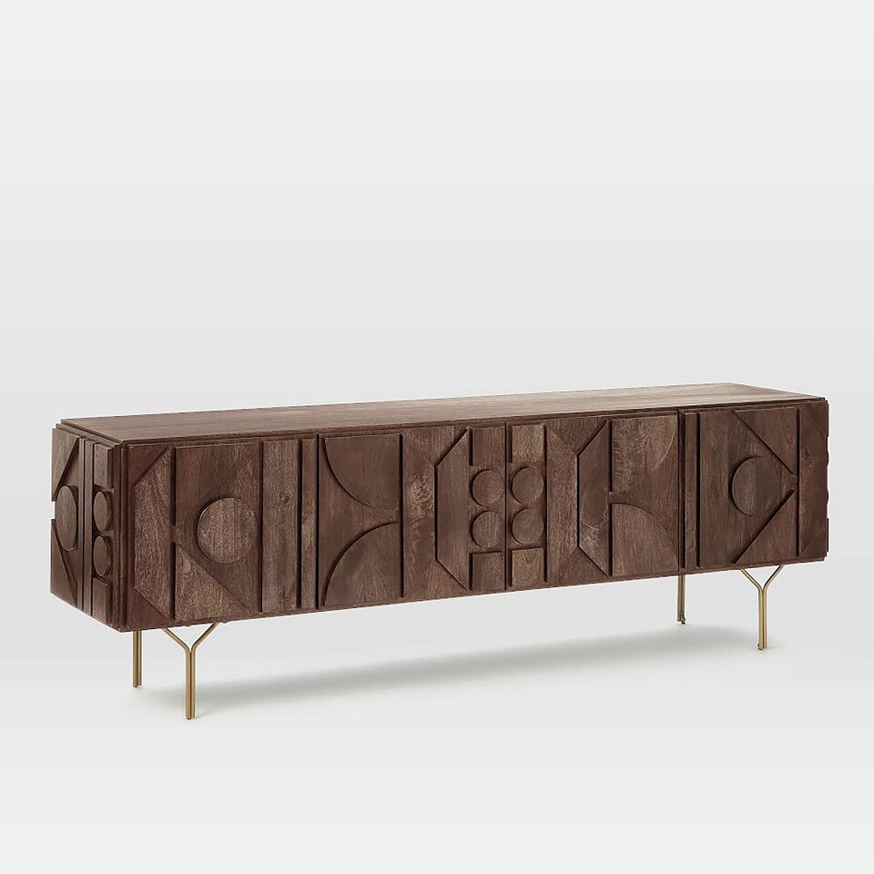 Pictograph Media Console - Artisanal & Sustainable Design | West Elm UK
