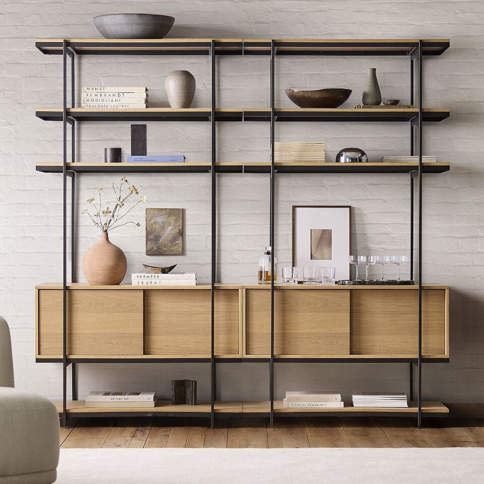 Pierce Narrow Storage Shelf Unit (107 cm) | West Elm UK