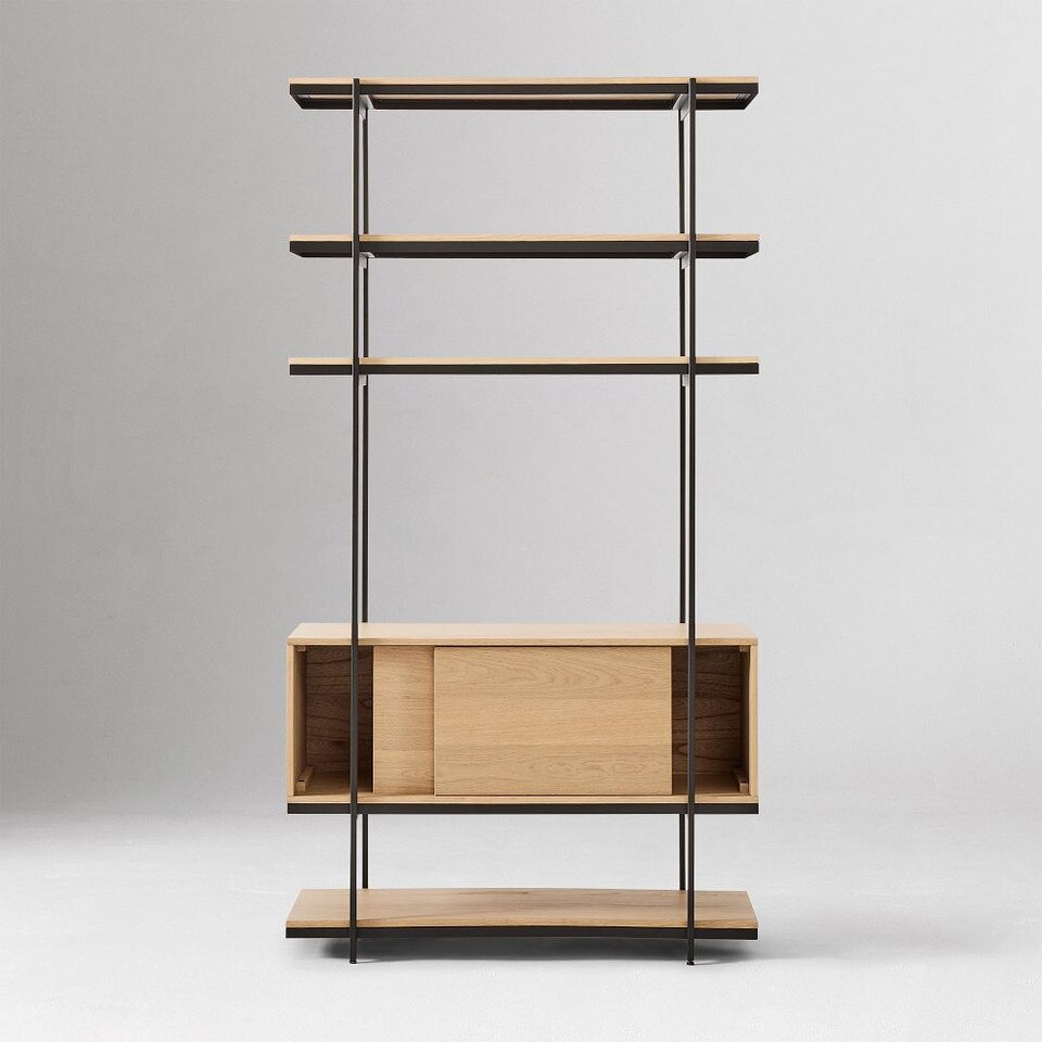 Pierce Narrow Storage Shelf Unit (107 cm) | West Elm UK