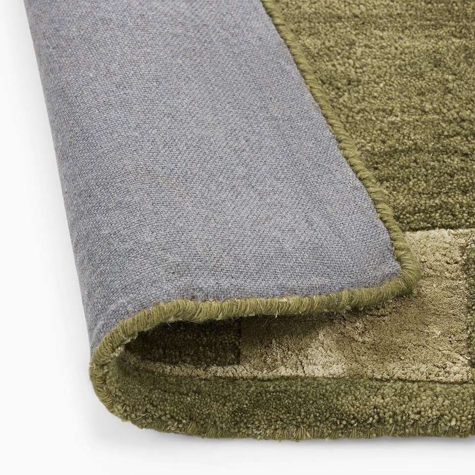 Pierce & Ward Deco Border Handwoven Wool Rug | West Elm UK