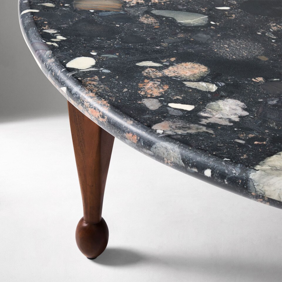 Pierce & Ward Granite Coffee Table (107 cm) | West Elm UK