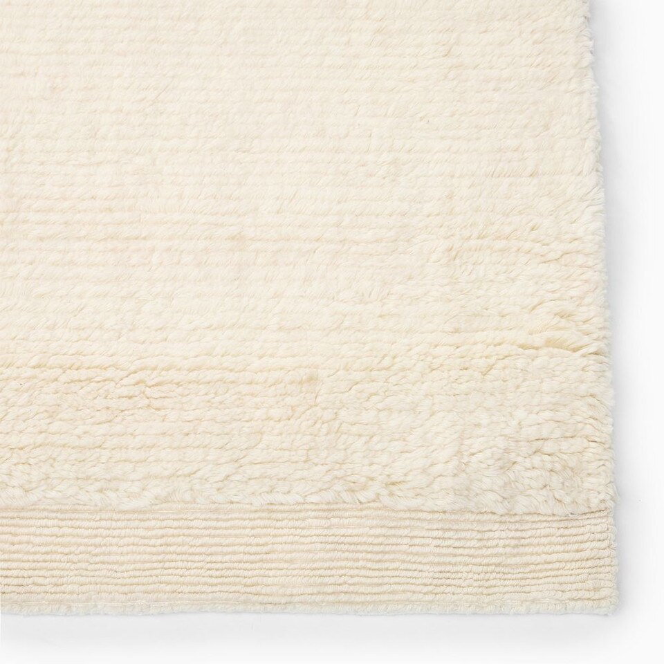 Plush Rib Shag Wool Rug | West Elm UK