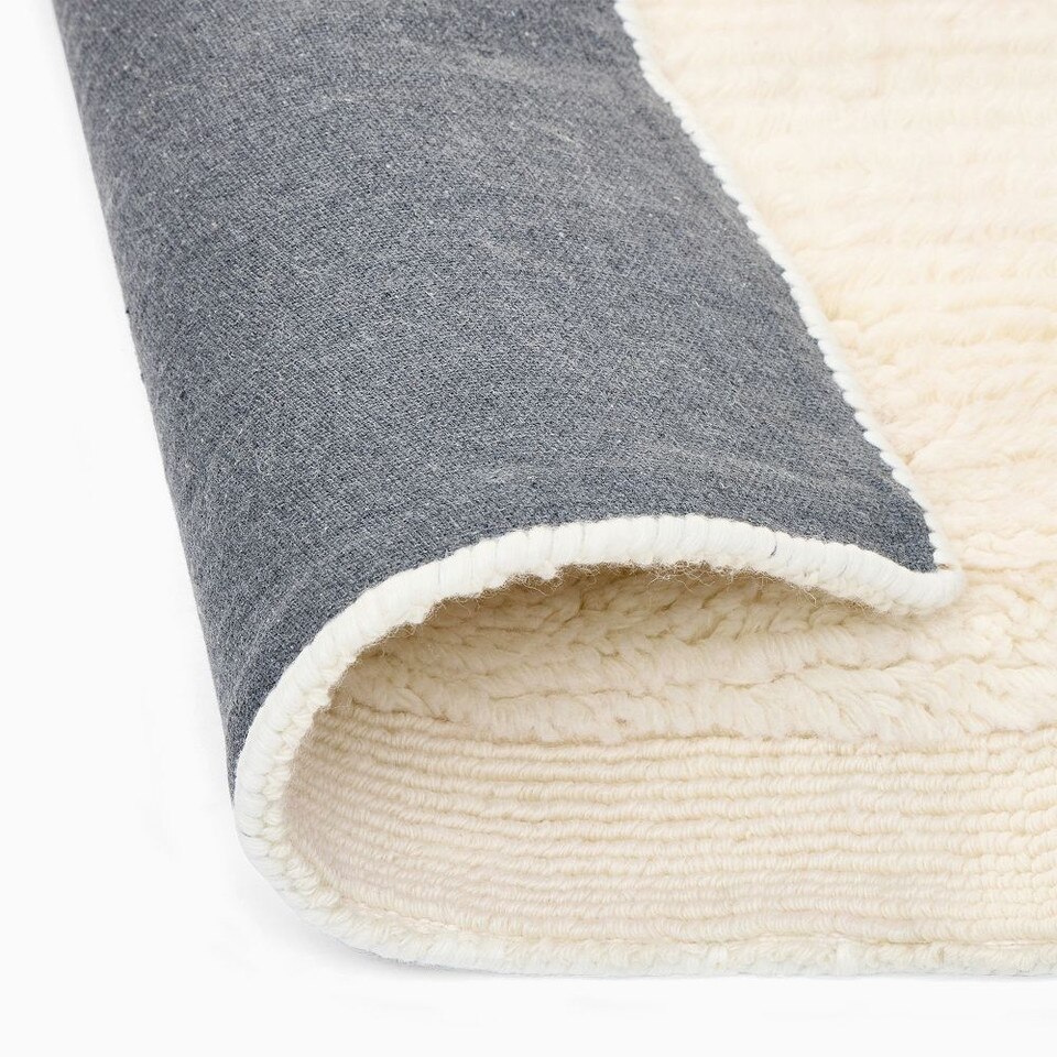 Plush Rib Shag Wool Rug | West Elm UK
