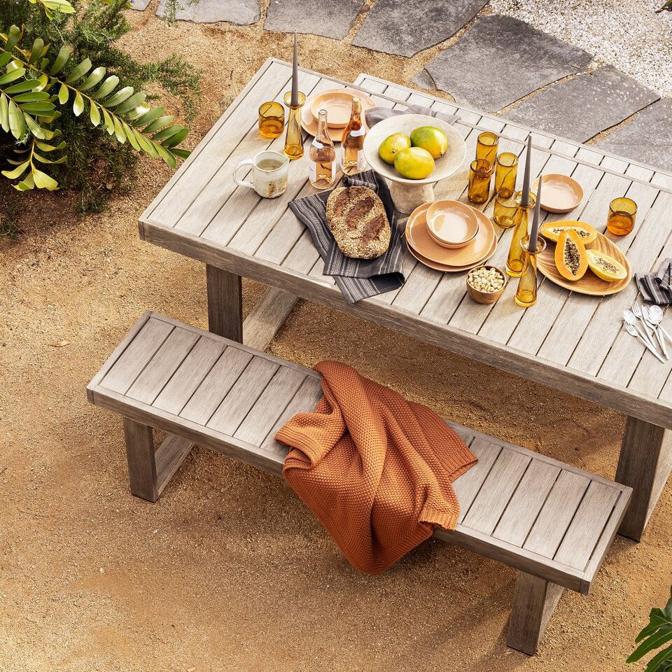 Portside Outdoor Expandable Dining Table (194cm - 269 cm) - West Elm UK