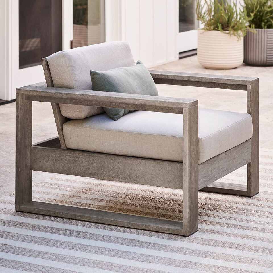 Portside Outdoor Lounge Chair - West Elm UK
