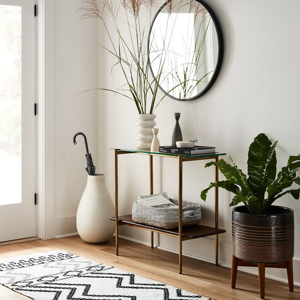 Oversized Pure White Ceramic Vase Collection - Elegant Decor | West Elm UK