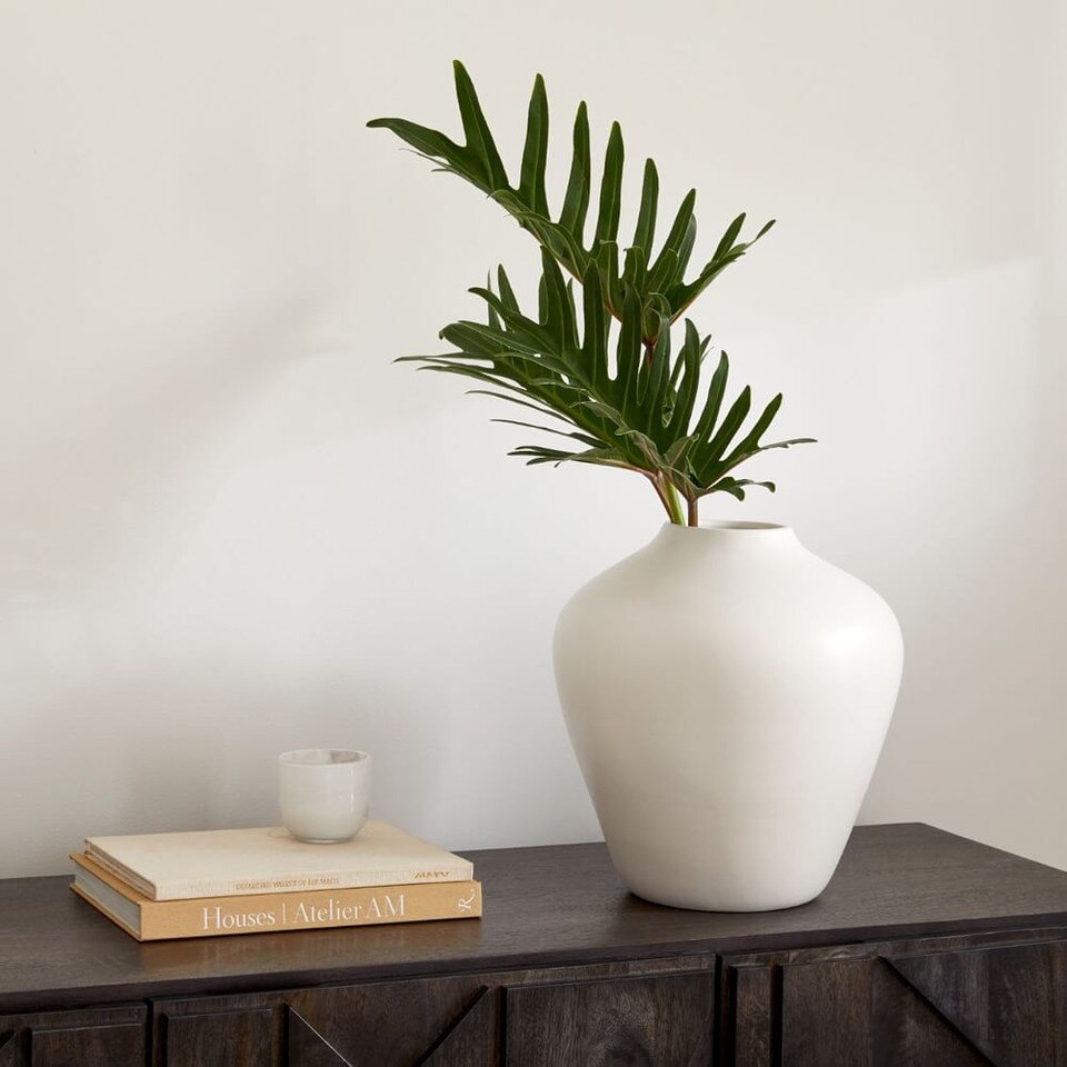 Pure White Ceramic Vases | west elm United Kingdom