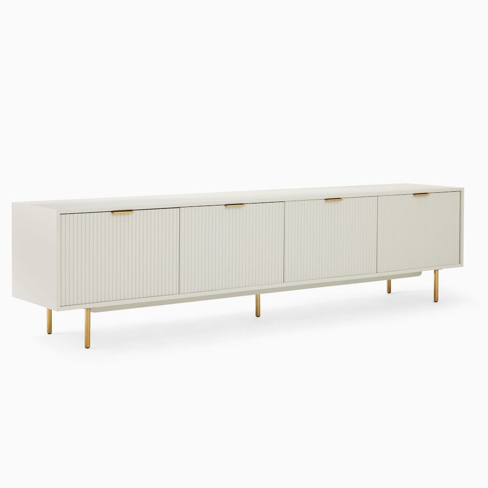 Quinn Lacquer Media Console (203 – 244 cm) - West Elm UK