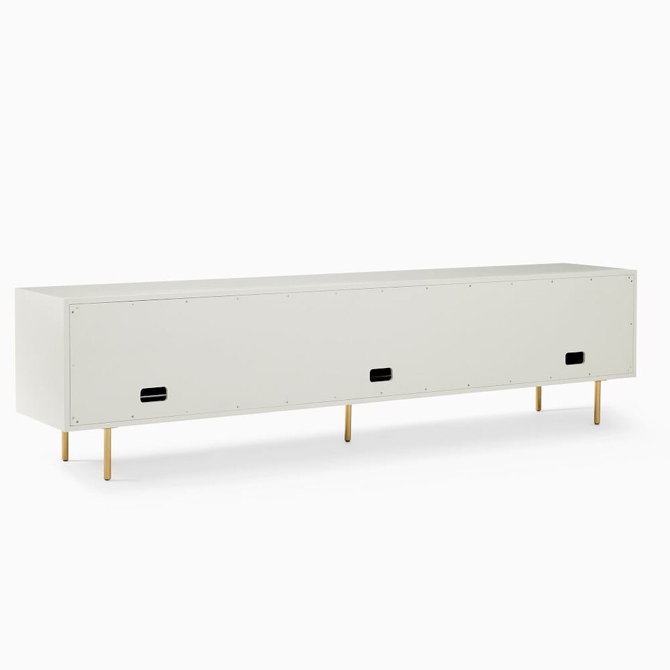 Quinn Lacquer Media Console (203 – 244 cm) - West Elm UK