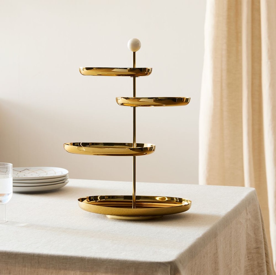 Ramadan Nabati Tiered Serveware - Elegant Entertaining | West Elm UK