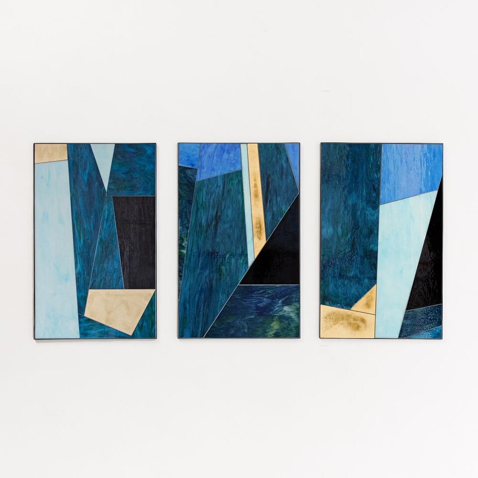 Roar + Rabbit Glass Triptych, Panell II - West Elm UK