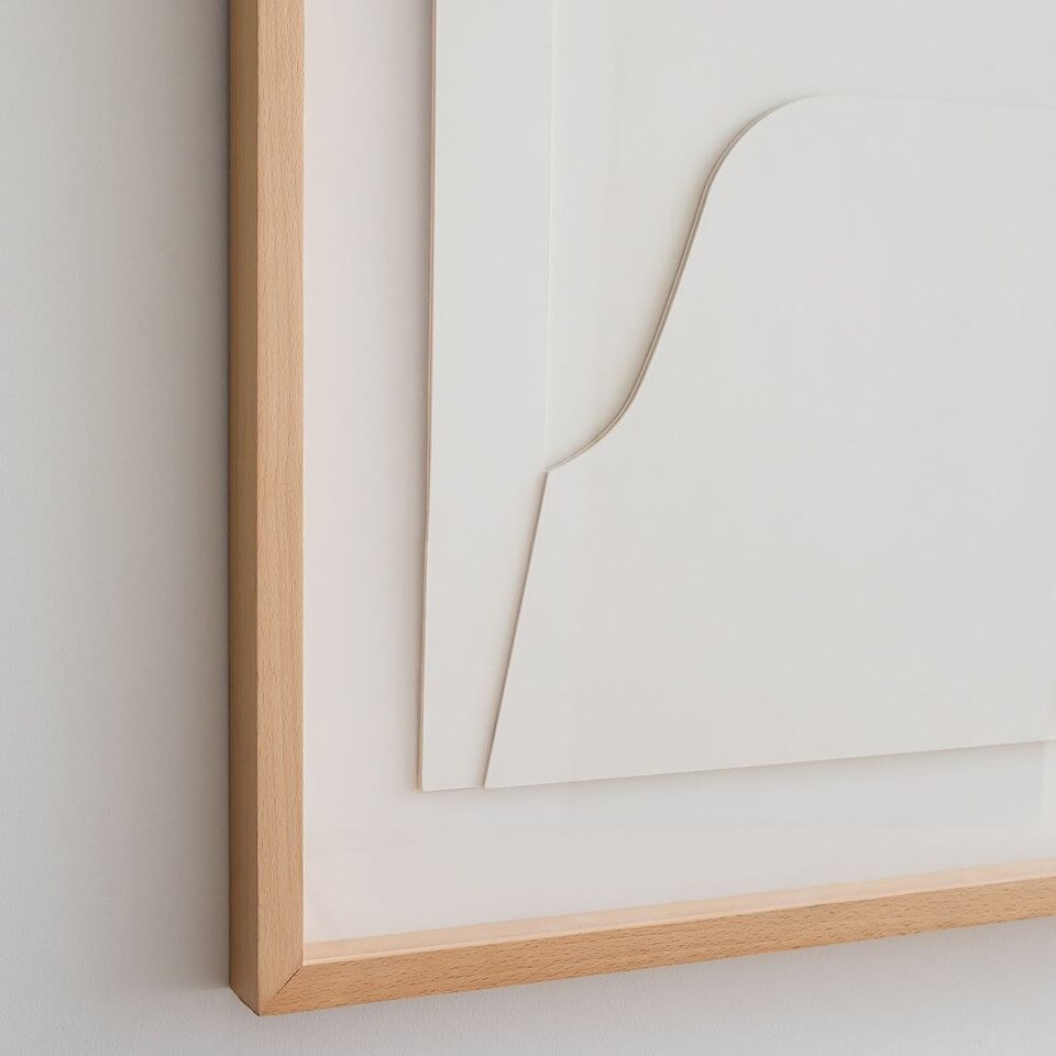 Rowan Layered Paper Wall Art - Modern Artisan Decor | West Elm UK