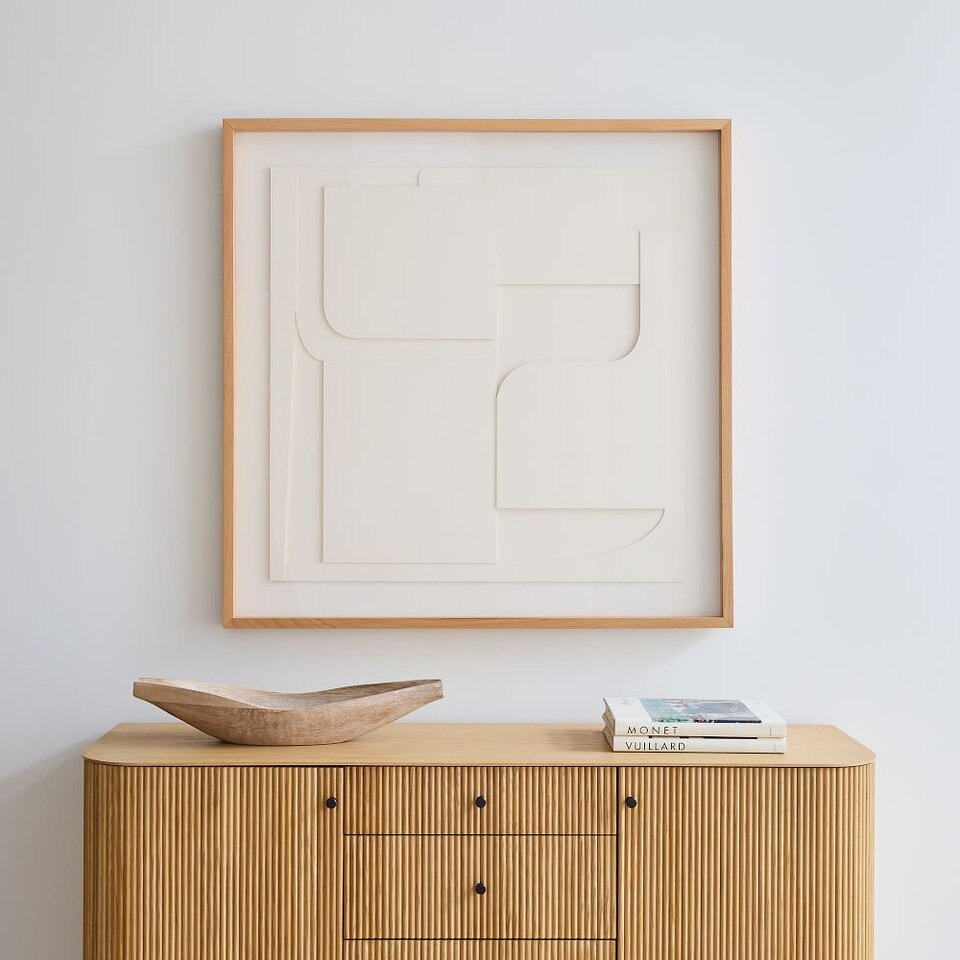 Rowan Layered Paper Wall Art - Modern Artisan Decor | West Elm UK