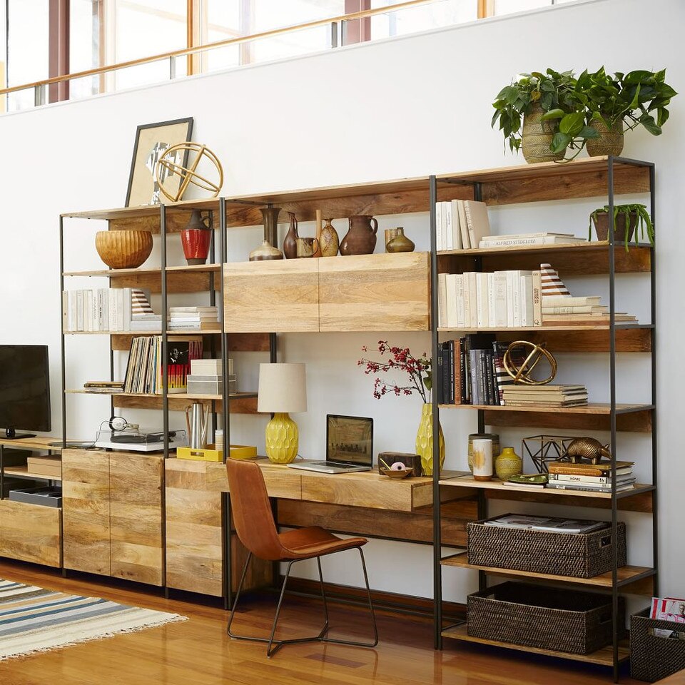 Industrial Modular 124 cm Desk - West Elm UK