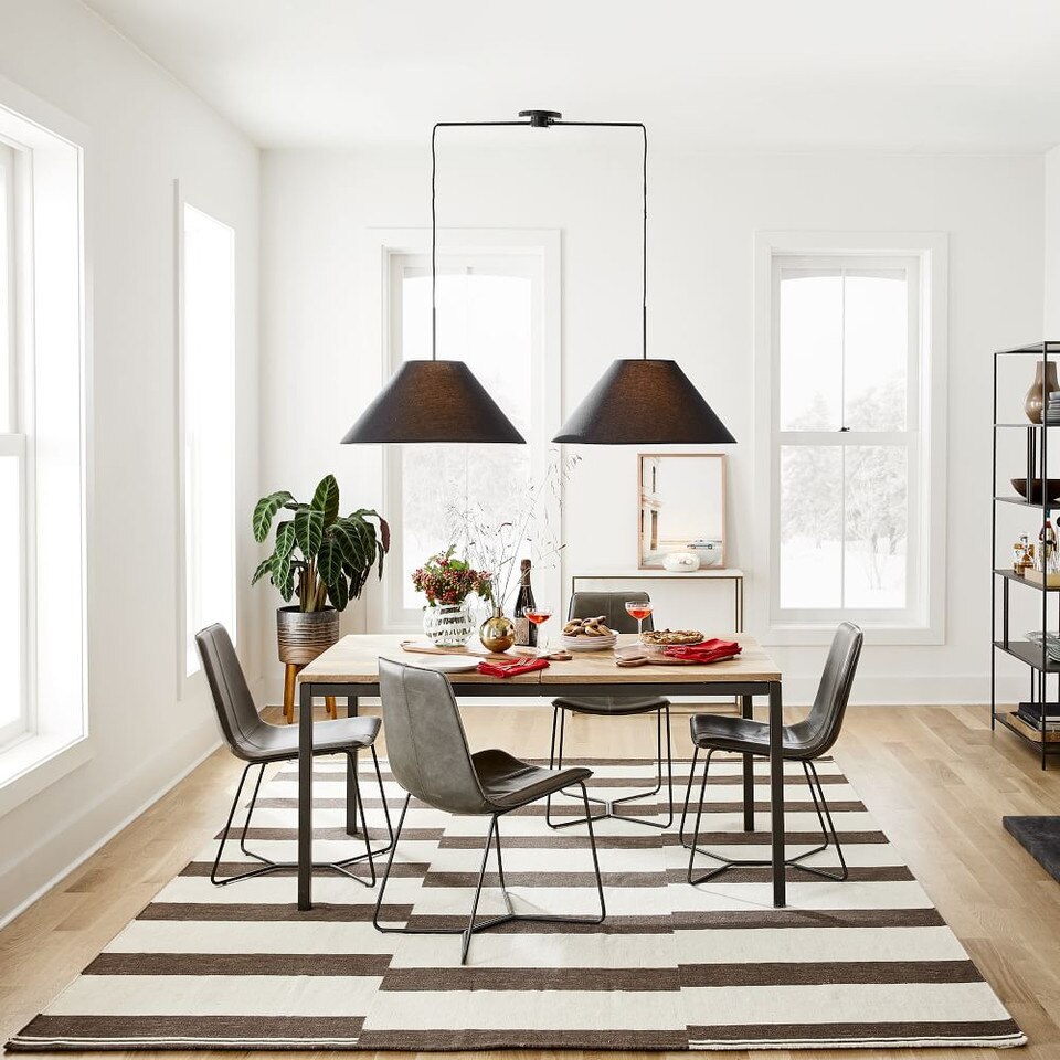 Sculptural 2-Light Cone Pendant - Modern Lighting | West Elm UK