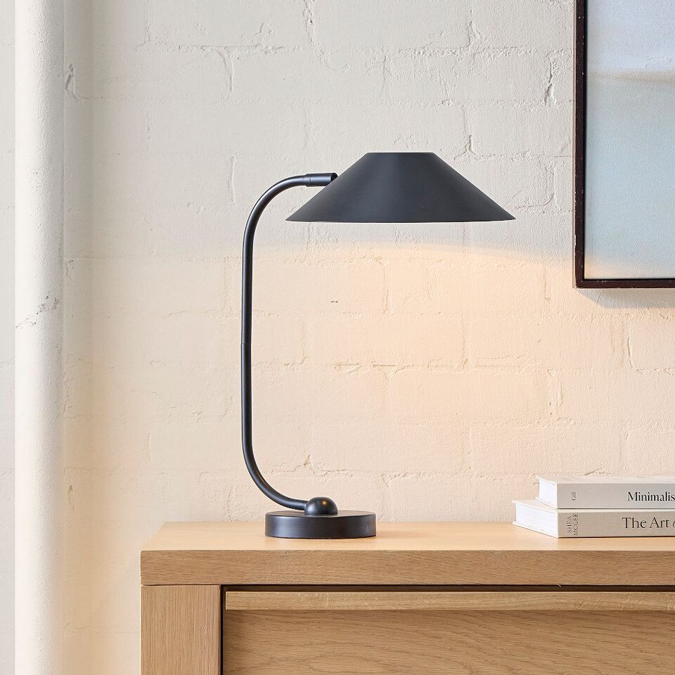 Shiloh Table Lamp 48cm - Modern Mid-Century Lighting | West Elm UK