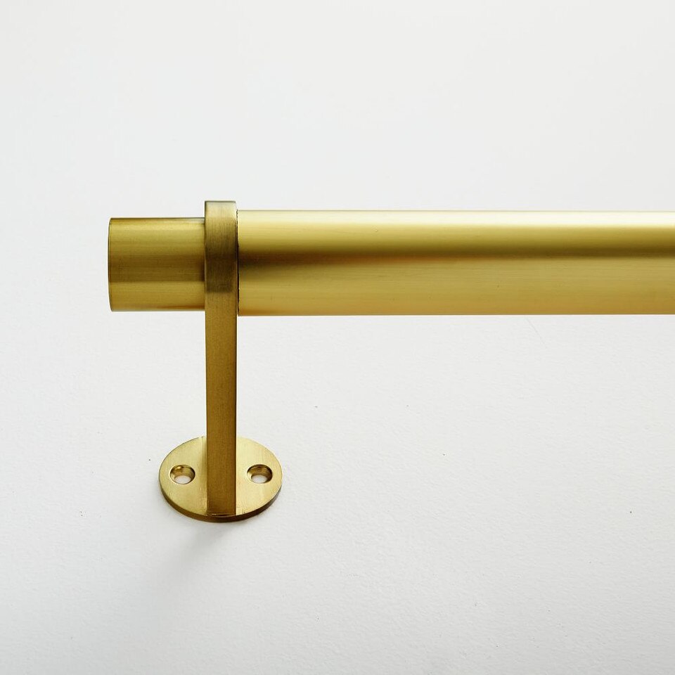 Simple Metal Curtain Pole | West Elm UK
