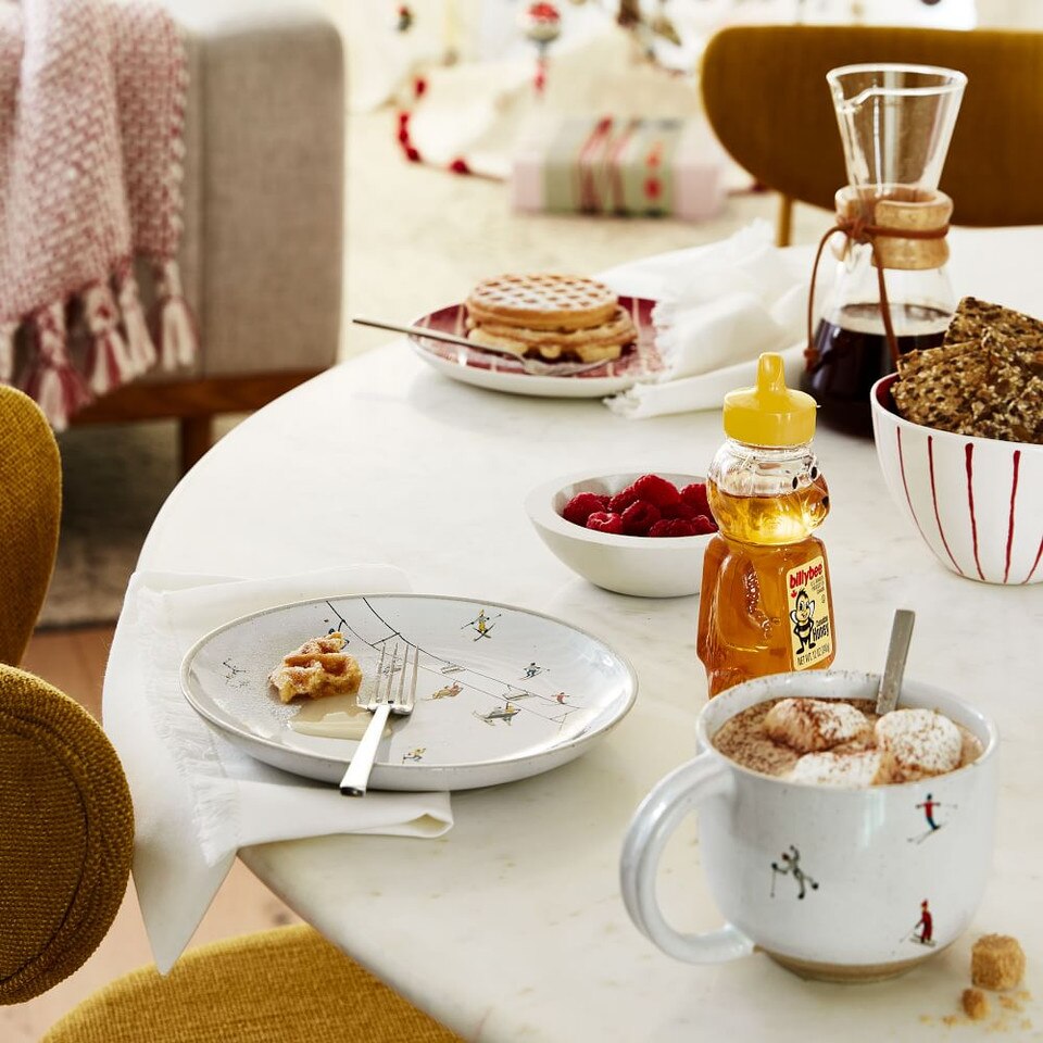 Ski Slope Salad Plate | West Elm UK