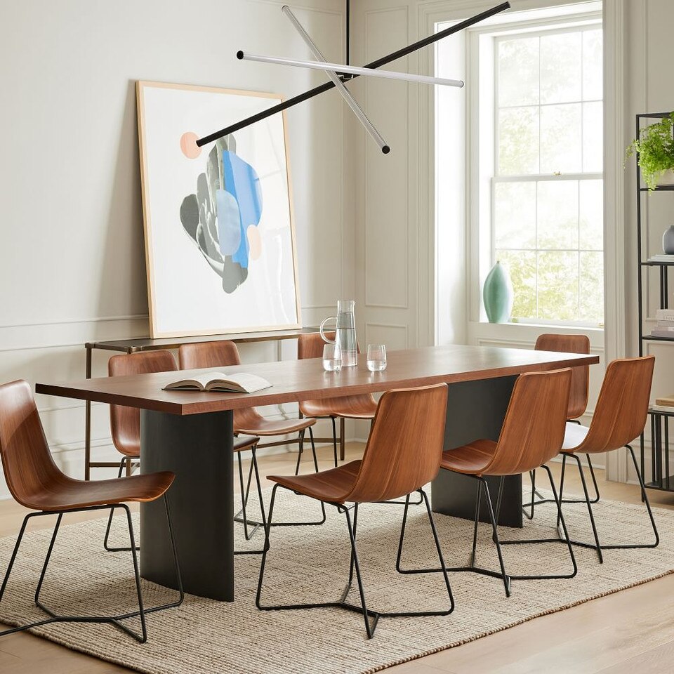 Slope Wood Shell Dining Chair - West Elm UK