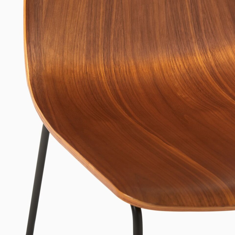 Slope Wood Shell Dining Chair - West Elm UK