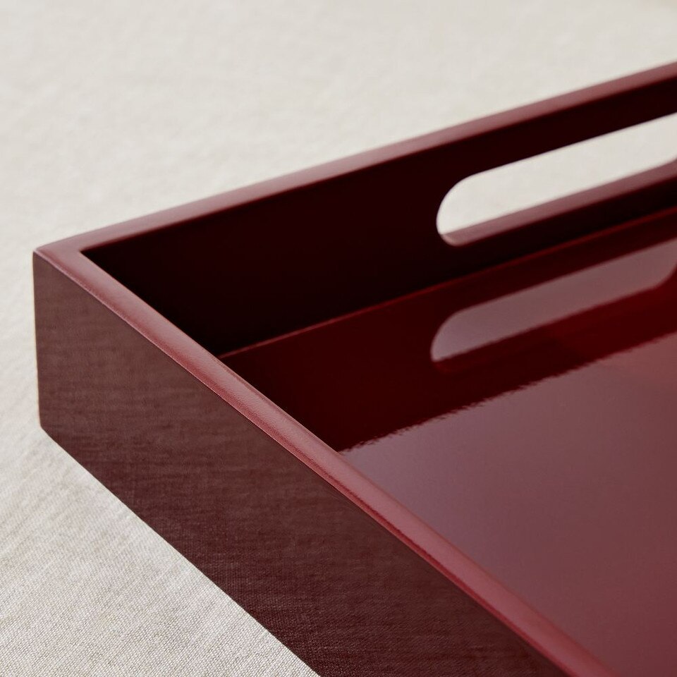 Lacquer Wood Trays (46 cm x 36 cm) - West Elm UK