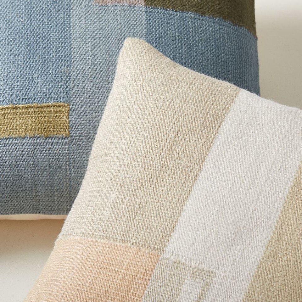Soft Colorblock Pillow Cover - West Elm UK