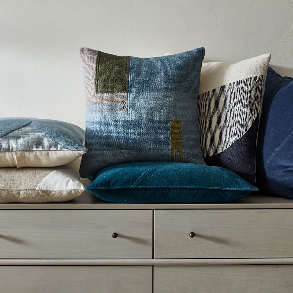 Soft Colorblock Pillow Cover - West Elm UK