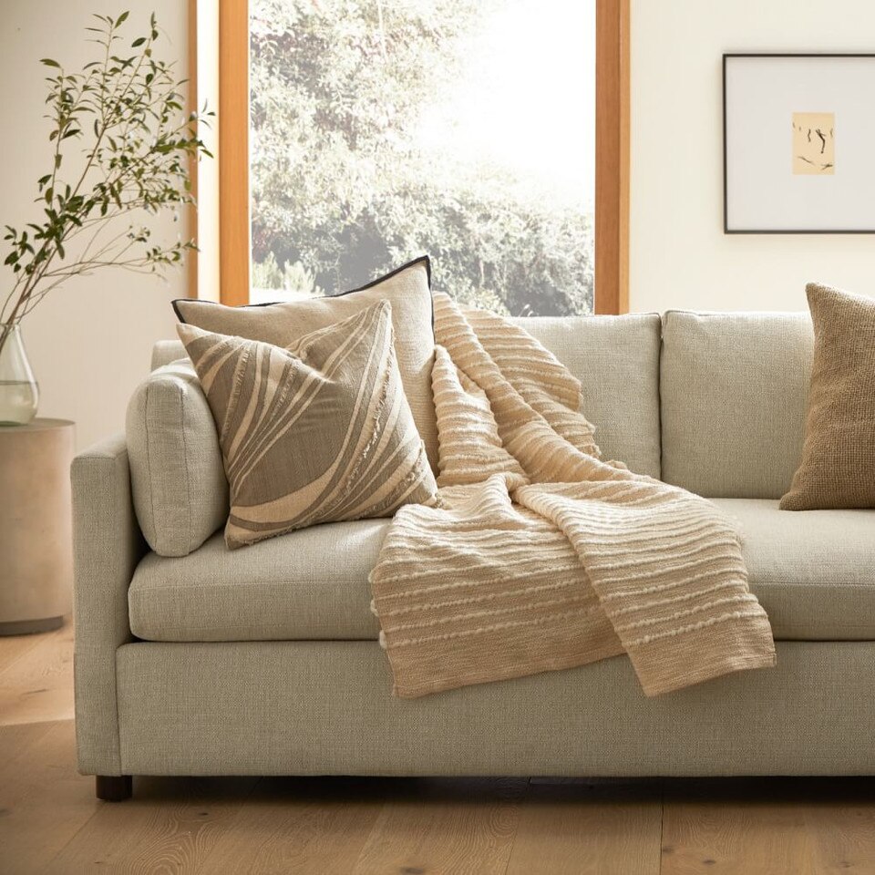 Soft Corded Throw - Handwoven Modern Comfort | West Elm UK