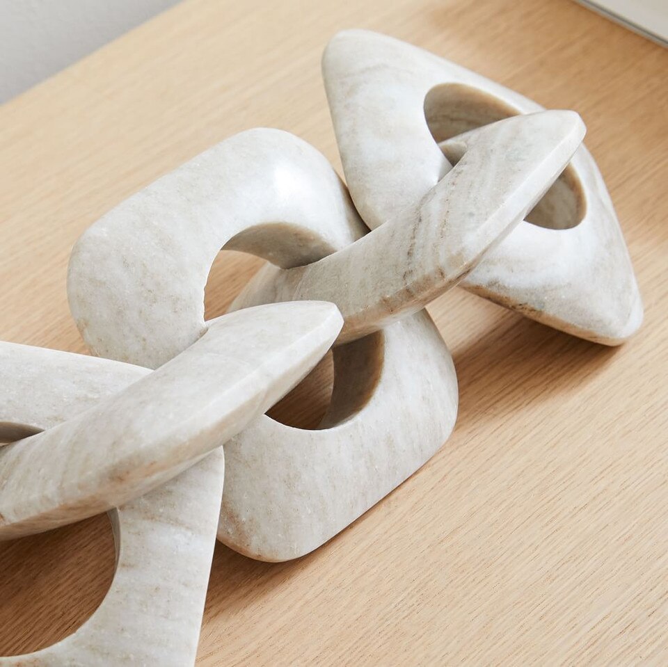 Stone Link Objects - Modern Marble Art Decor | West Elm UK
