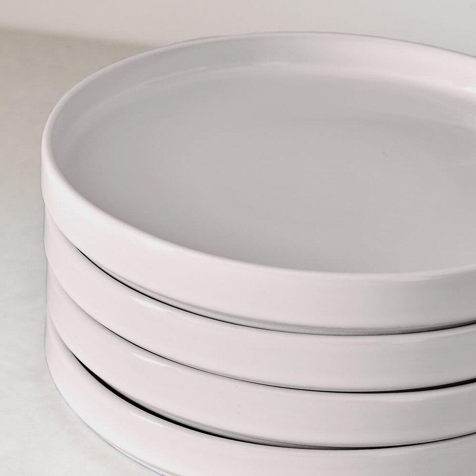 Straight-Sided Stoneware Salad Plates - West Elm UK