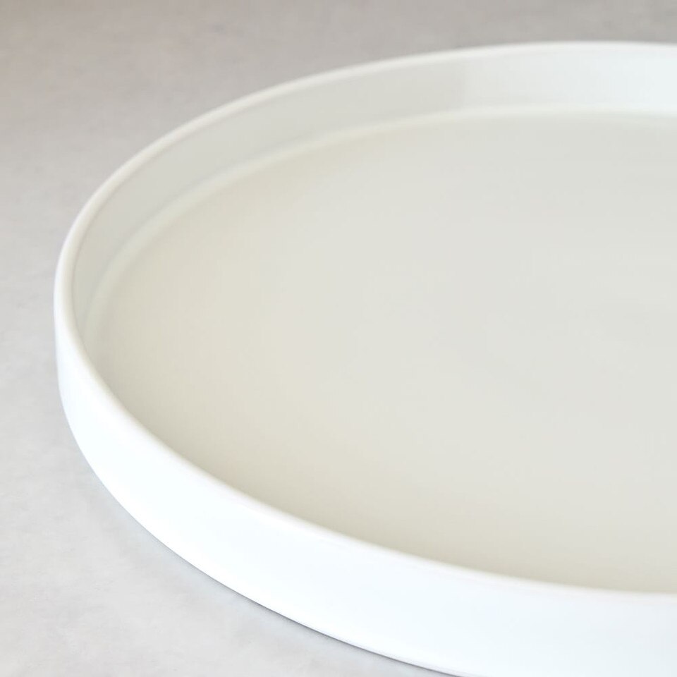 Straight-Sided Stoneware Serving Trays | West Elm UK