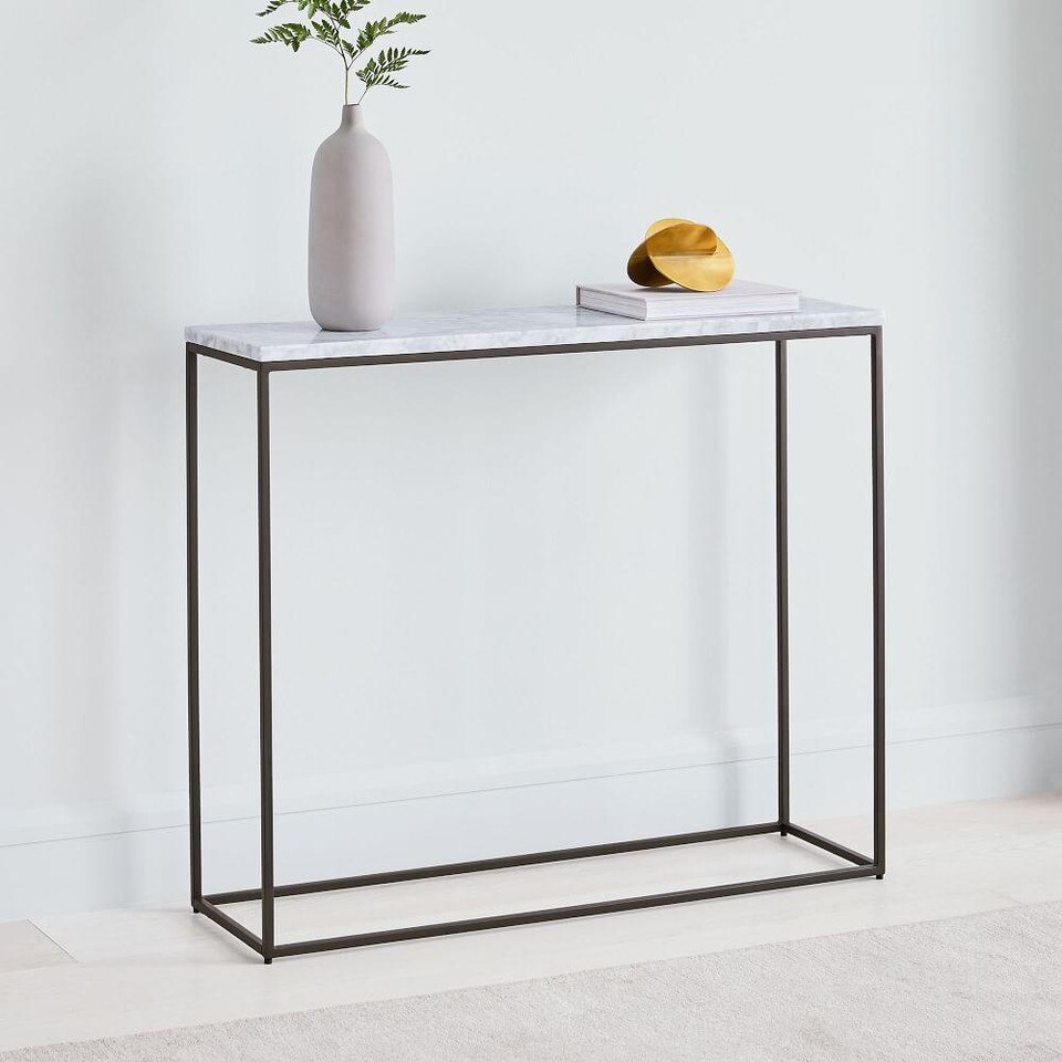 Streamline Console (91 cm) - Marble - West Elm UK
