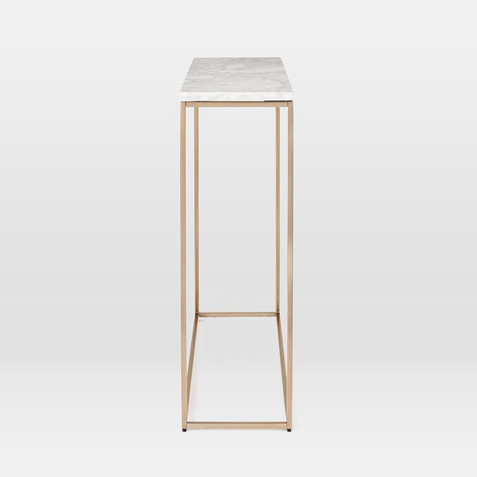 Streamline Console (91 cm) - Marble - West Elm UK