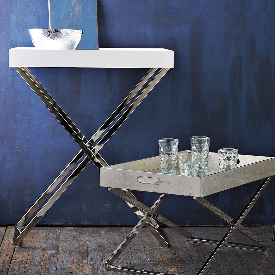 Tall Butler Tray Stand - West Elm UK