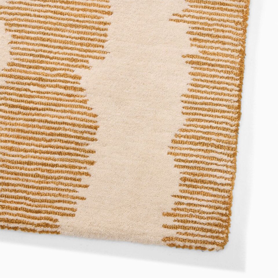 Terrain Stripe Rug - Handcrafted Wool Rug | West Elm UK