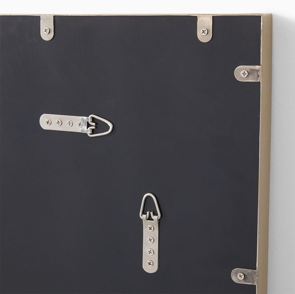 Textured Cut Glass Wall Mirror | West Elm UK